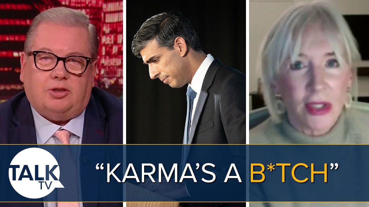 “Karma’s A B*tch” Nadine Dorries HITS OUT At Rishi Sunak After Tory ...