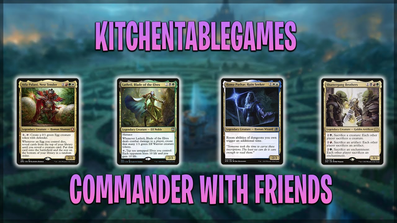 Shattergang Brothers V Hama V Lathril V Atla - MTG Commander Gameplay ...