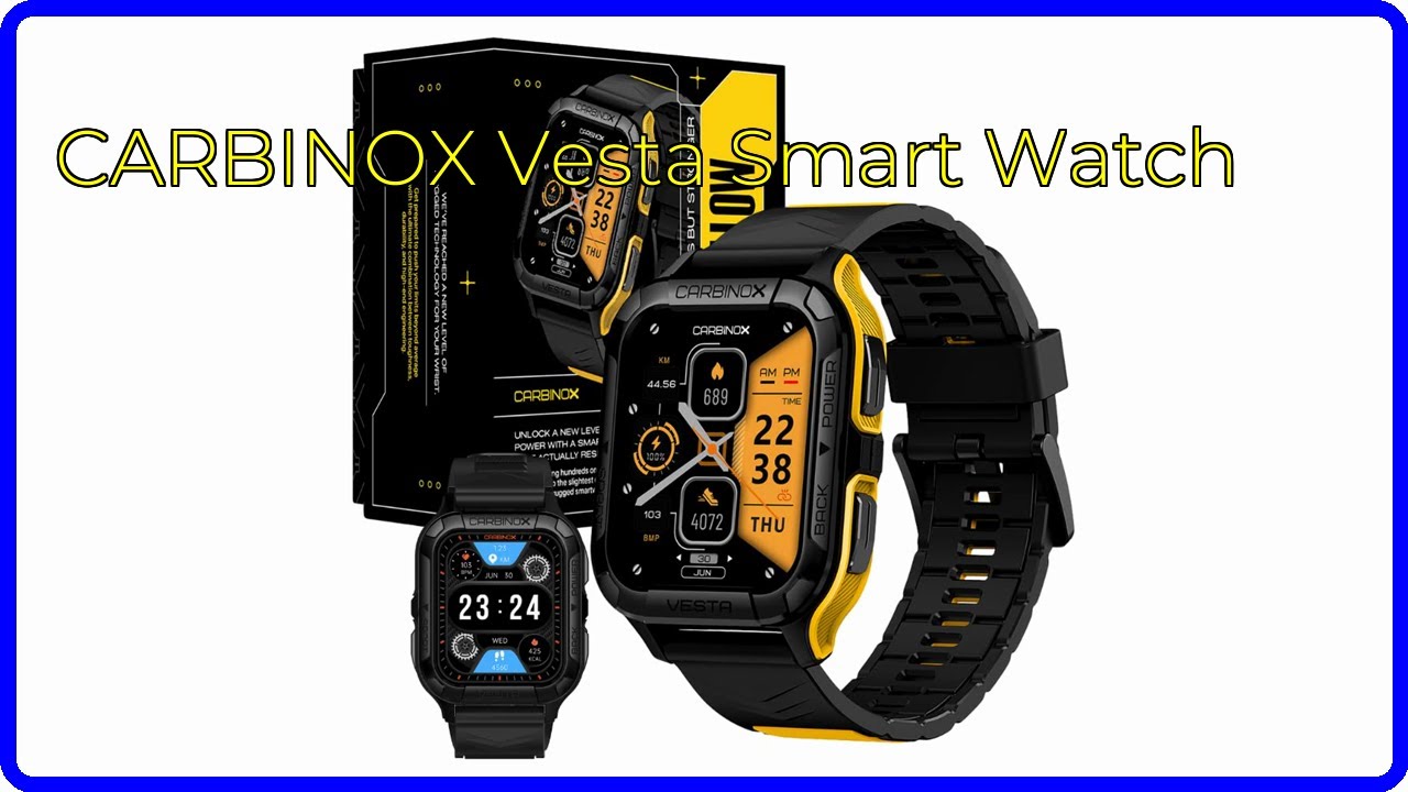 REVIEW (2025): CARBINOX Vesta Smart Watch. ESSENTIAL details. - YouTube