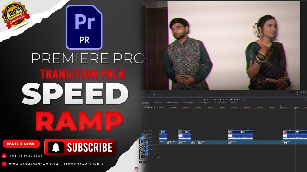 Download Free | Premiere Pro | Speed Ramp Transition | Pack 2025 @AtomX ...