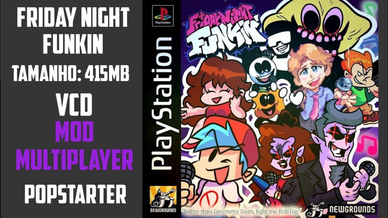 FRIDAY NIGHT FUNKIN (PSXfunkin) MULTIPLAYER MOD CONVERTIDO EM VCD ...
