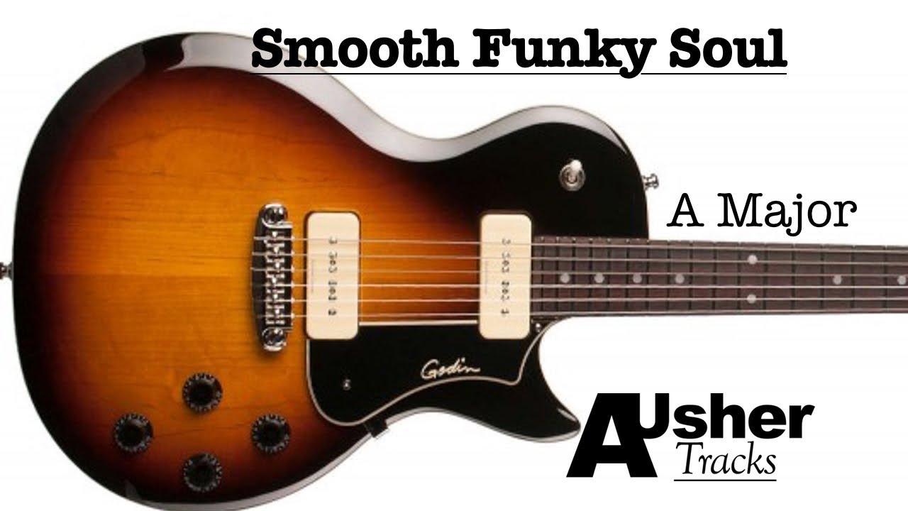 Smooth Funky Soul A major | Guitar Jam Track - YouTube