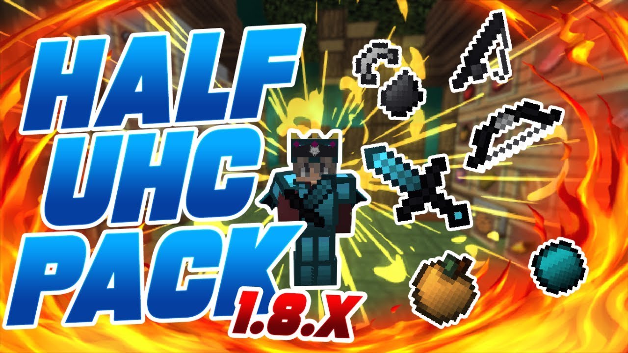 HALF UHC PACK - 1.8.X | REVIEW | 0 LAG + FPS - YouTube