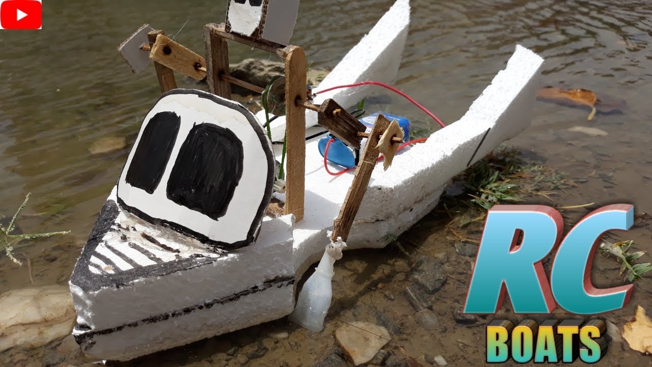 How to Make RC Boat With Robot - YouTube