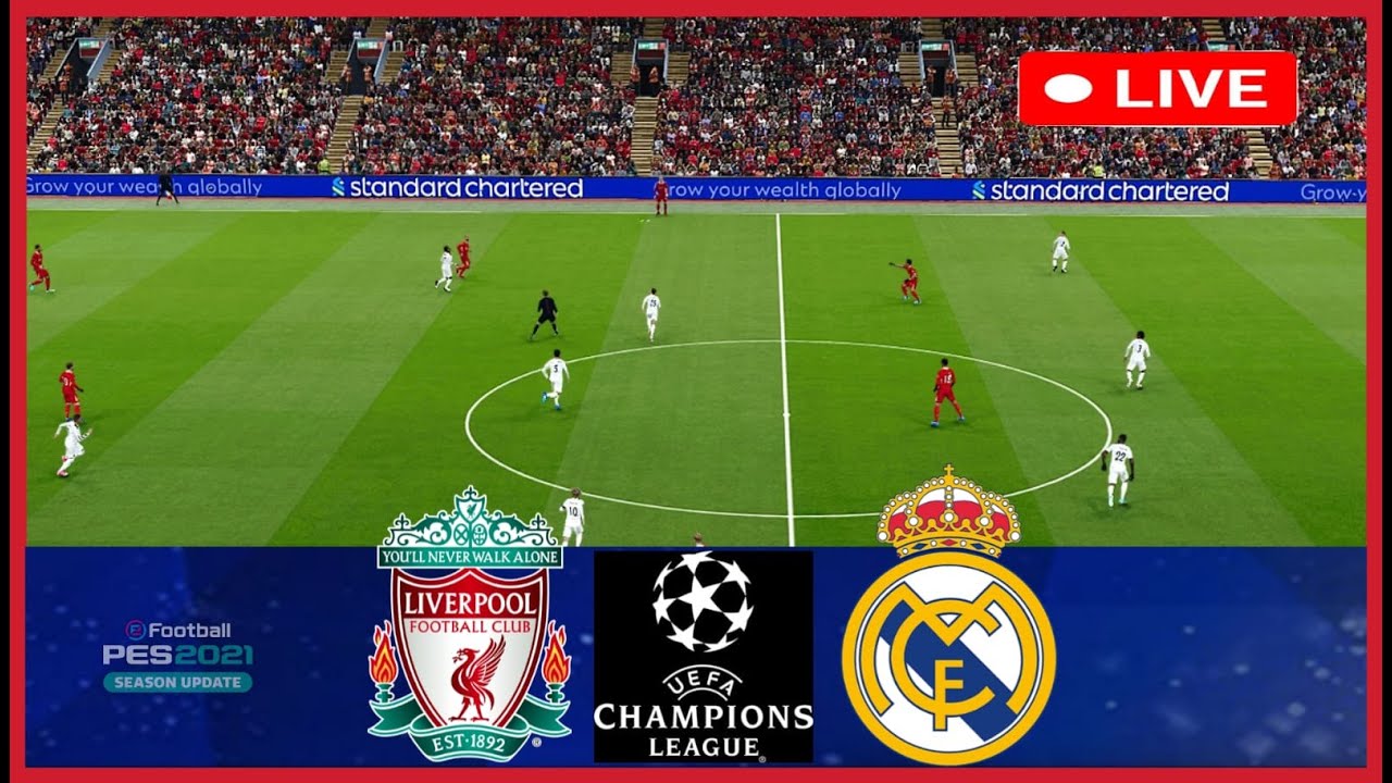 Liverpool vs Real Madrid LIVE 🔴 UEFA Champions League 2024/25 ⚽ LIVE ...