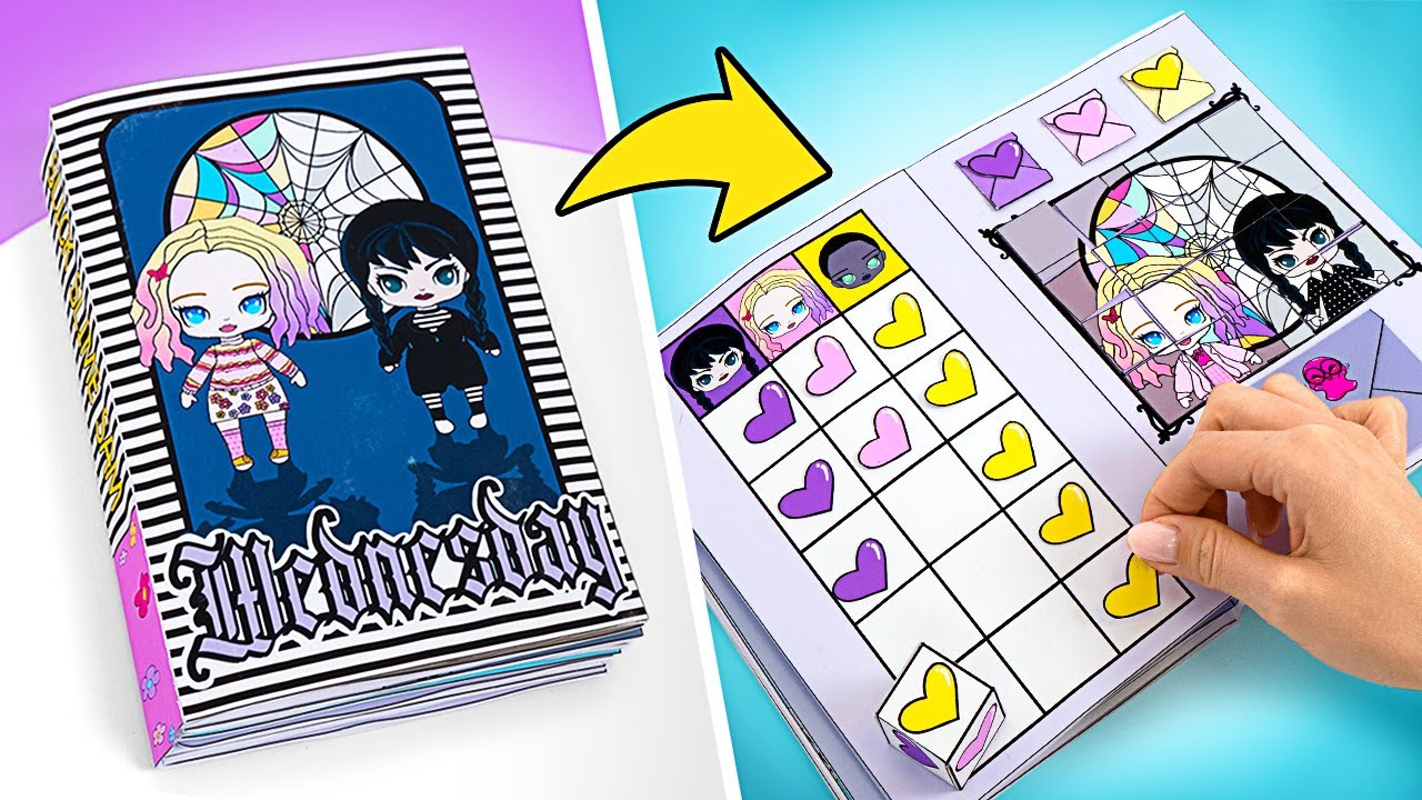 EASY 🔮 Magical Playbook DIY | Paper Crafts & Mysterious Adventures by ...