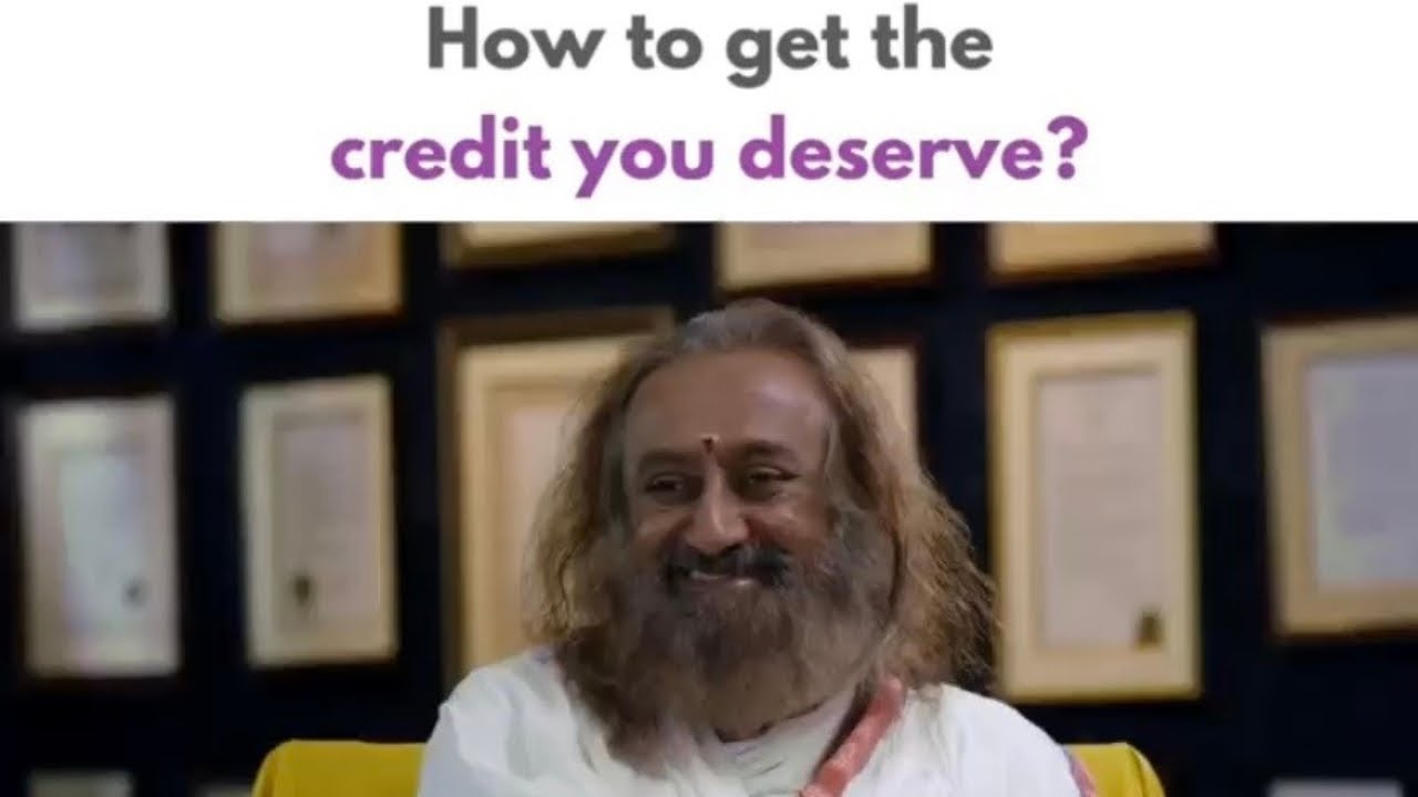 How to get the credit you deserve? @Gurudev - YouTube