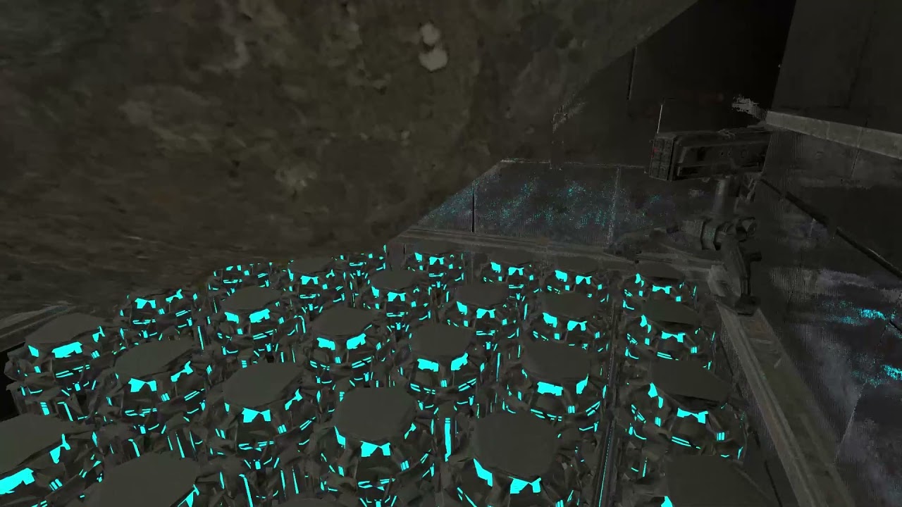 Lost Island crouch cave base tour (design) - YouTube