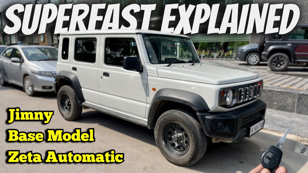 Maruti Suzuki JIMNY BASE MODEL Explained SUPERFAST 😍🔥 - YouTube