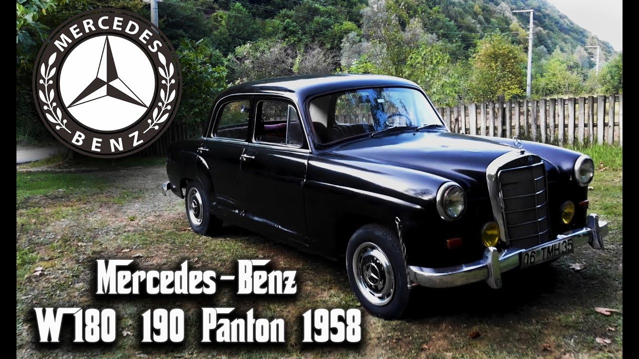 MERCEDES-BENZ (W180) 190 Ponton 1958 - YouTube