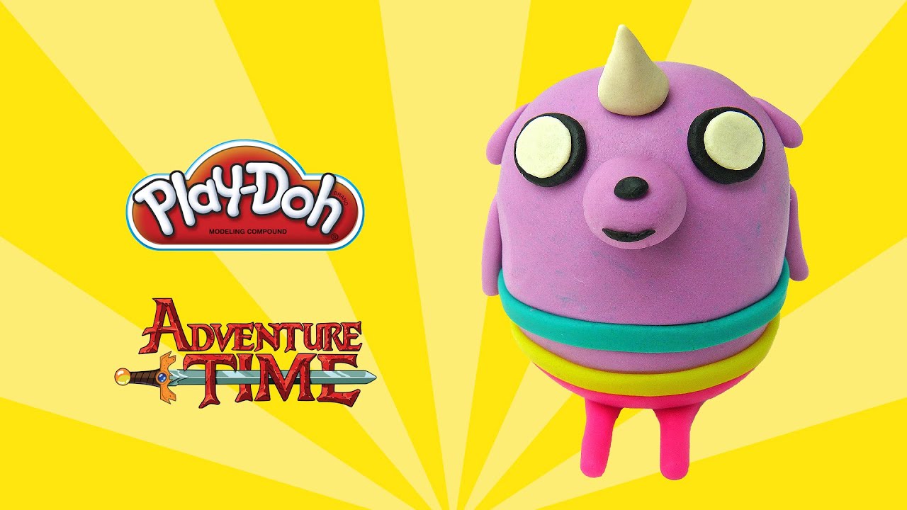 play doh TV puppy from Adventure Time - How to make with playdoh - YouTube