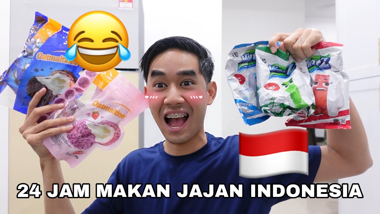 AKU BELI SEMUA JENIS JAJAN INDONESIA 😂 24 JAM JAJAN INDONESIA 🇮🇩 - YouTube