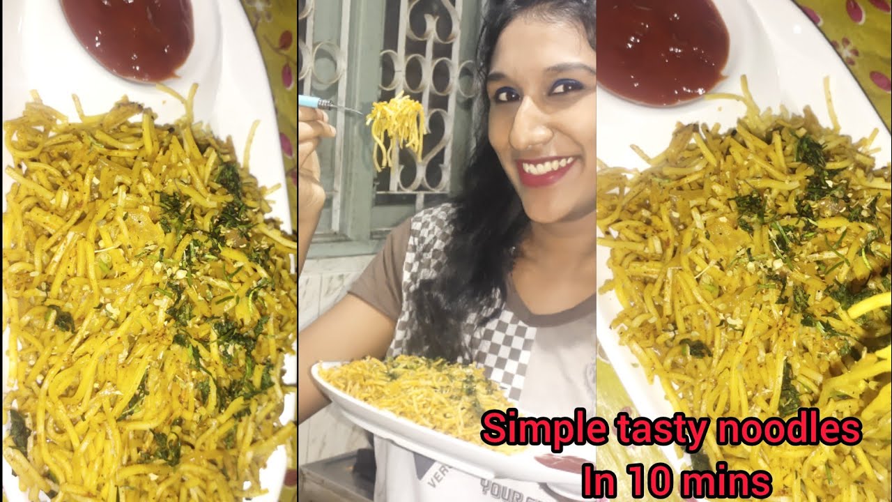 Simple easy quick noodles recipe delicious in taste 😋/10mins recipe ...