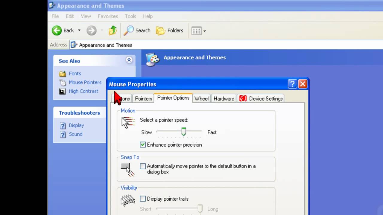 Changing Mouse Pointers - YouTube