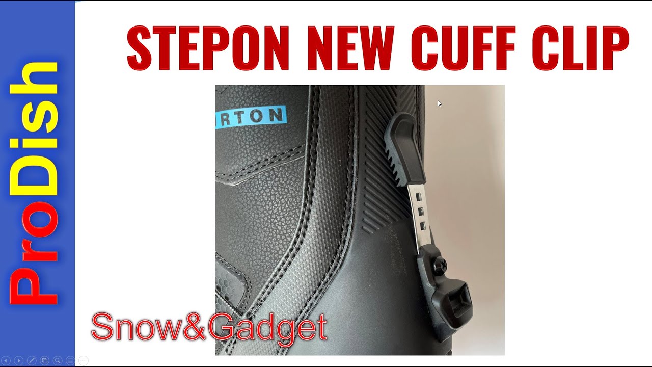 Burton StepOn new Cuff Clip for 2023 season - YouTube
