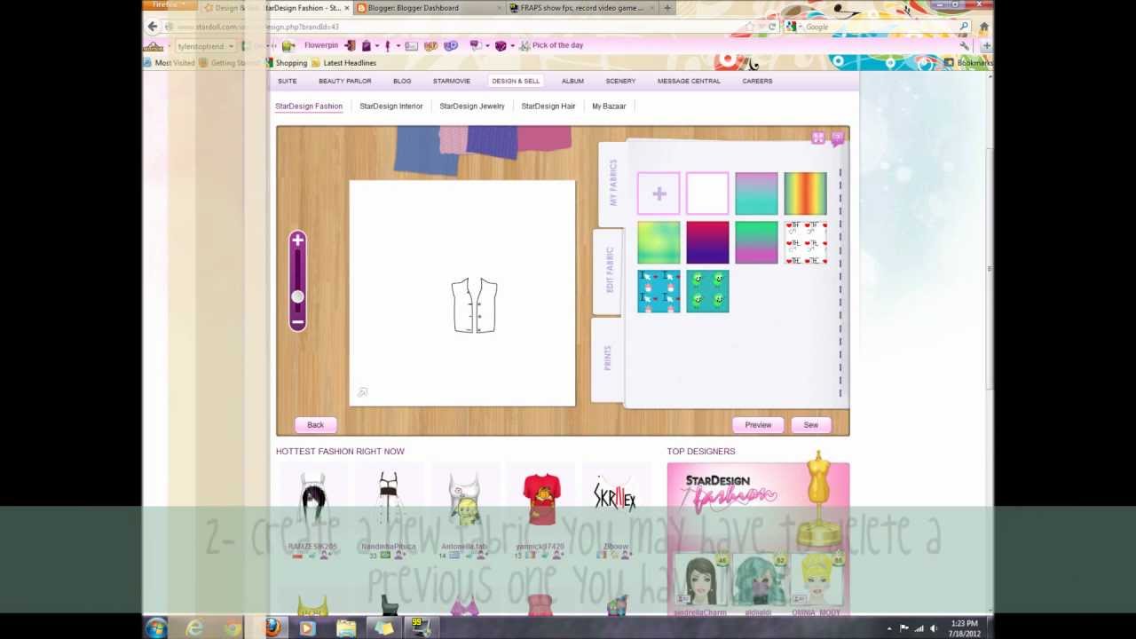 Stardesign Fashion Tutorial - YouTube