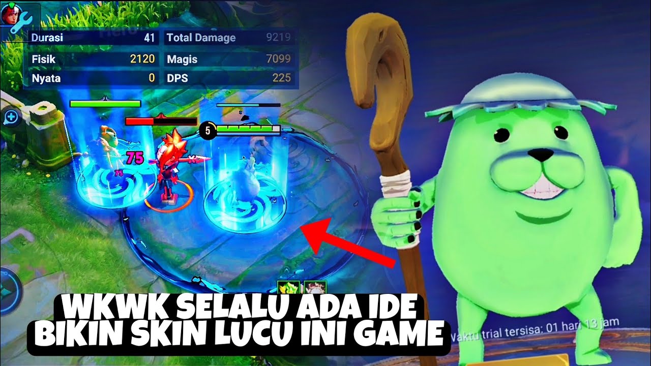 WKWK SELALU ADA IDE BIKIN SKIN LUCU INI GAME 🤣🤣 - YouTube