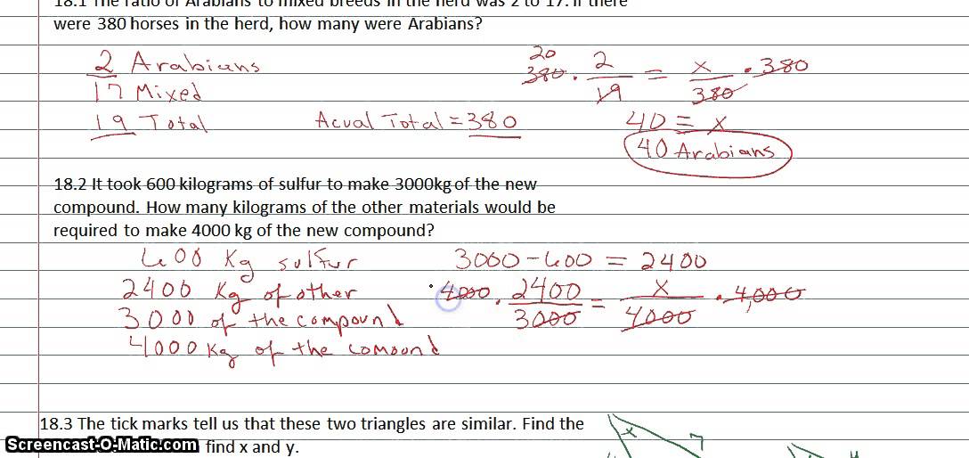 Saxon Algebra 2: Lesson 18 Examples - YouTube