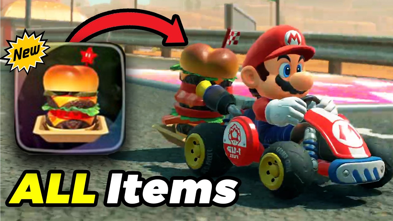Mario Kart World - All Items So Far (Nintendo Switch 2) - YouTube