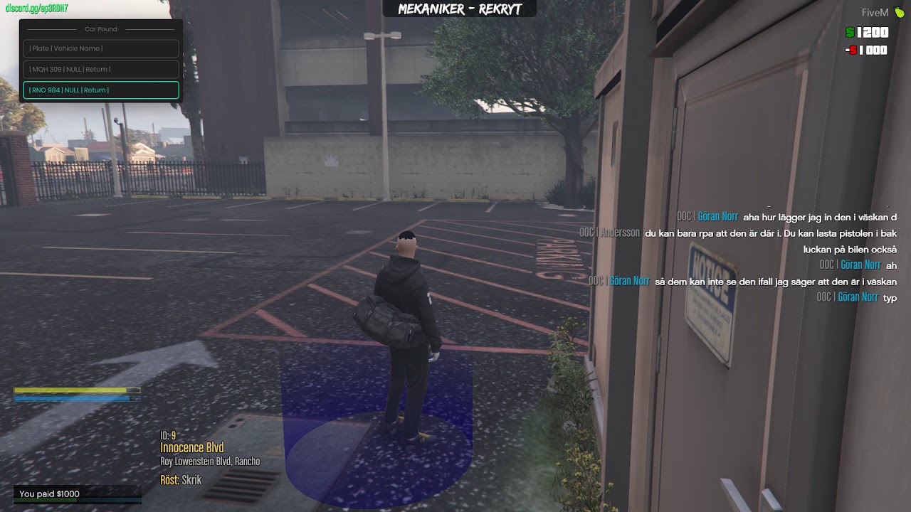 FiveM SWE Gothenburg RP !Semi Whitelist! Svensk RP! En realistisk RP ...