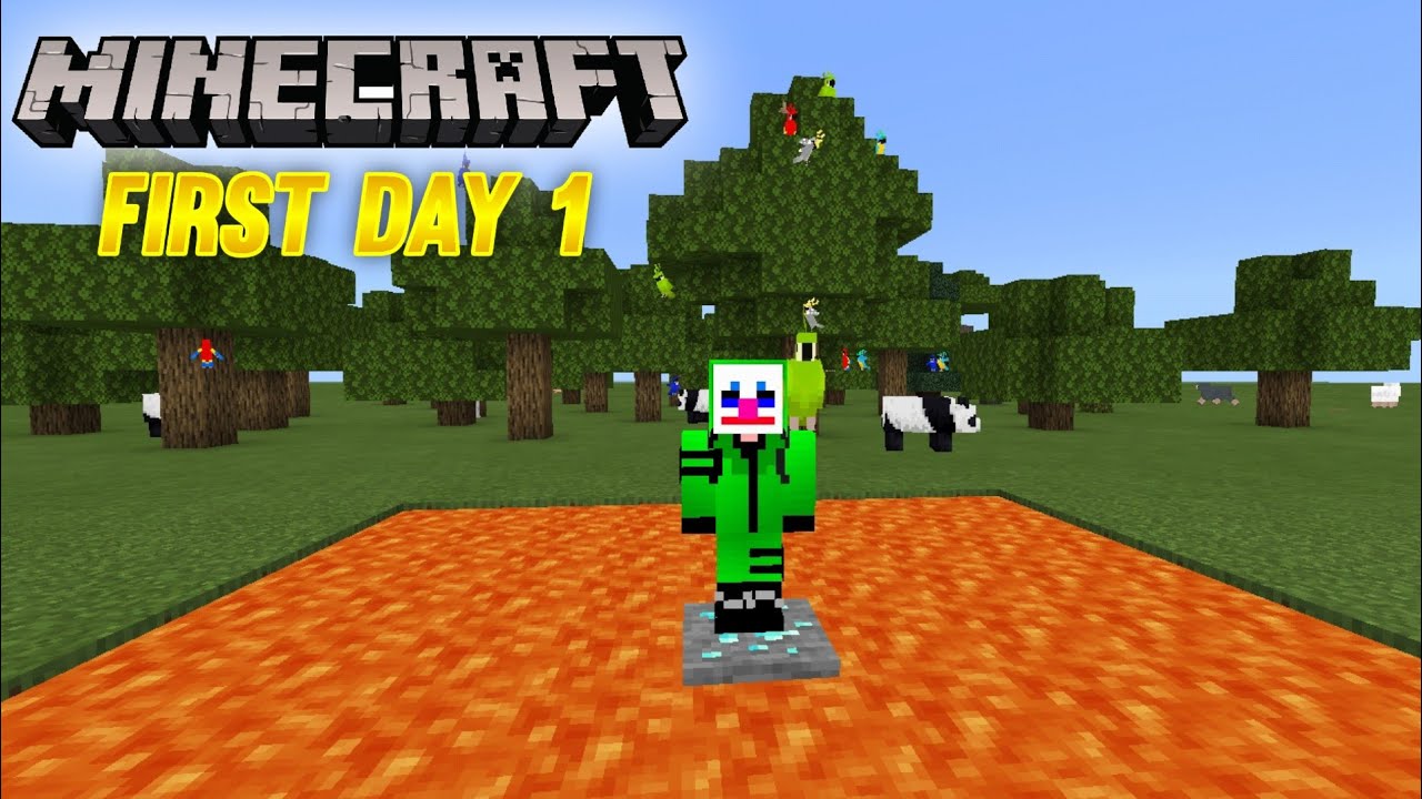 How To Play Minecraft First Day | Now It's Time To Play Minecraft ...
