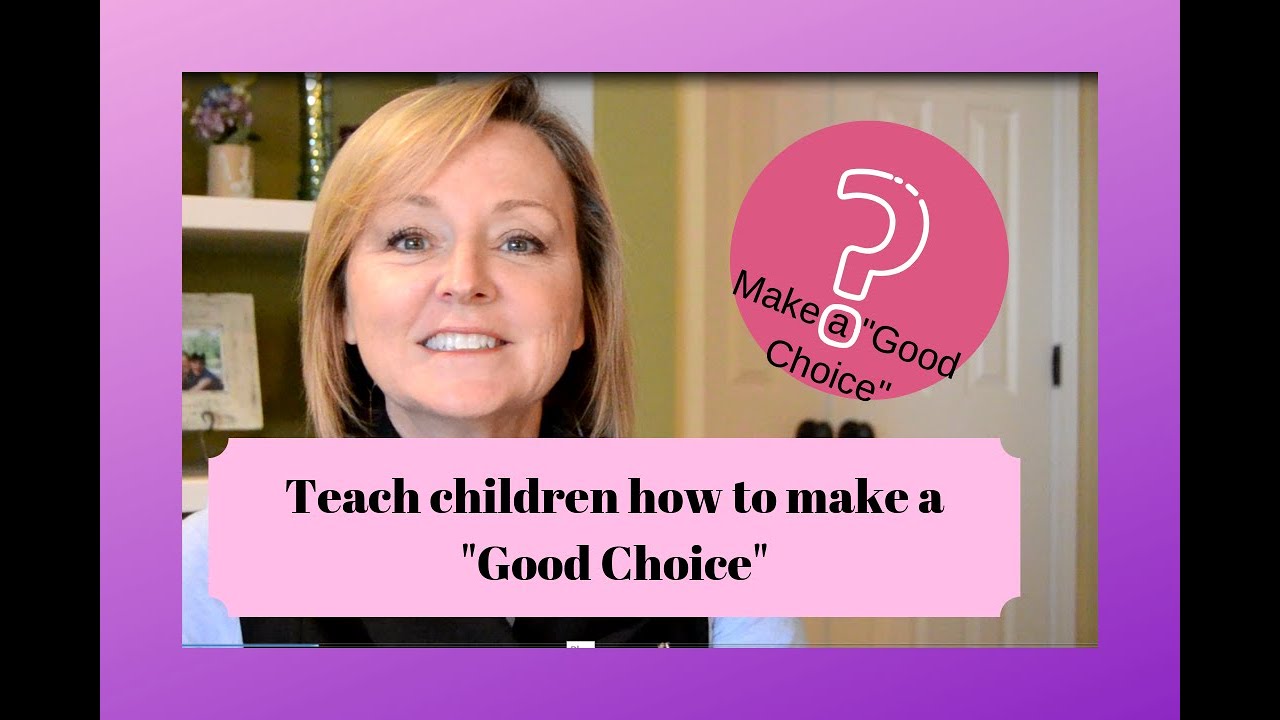 Choice Making for Young Children - YouTube