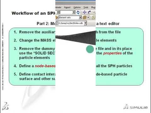 SIMULIA Abaqus - SPH Smooth Particle Hydrodynamics - YouTube