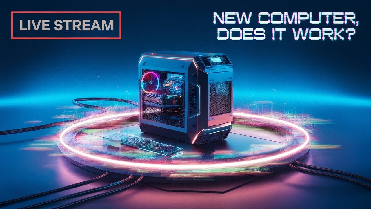 Midnight Madness: Live Streaming My New Computer Reveal! - YouTube