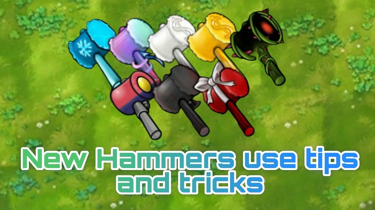 Pvz fusion new Hammers use Tips and tricks. - YouTube