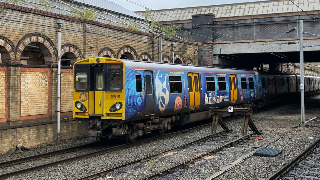 Beatles Story Merseyrail scrap drag, TPE Class 397 unit move ...