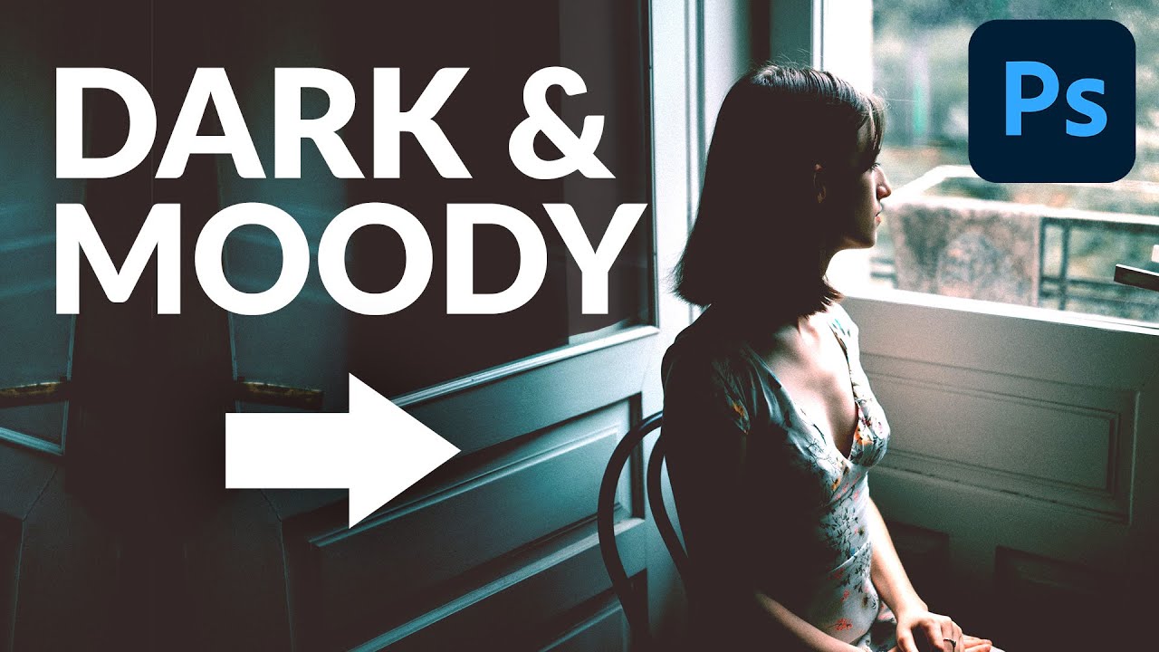 The Secret to Dark & Moody Coloring in Photoshop - YouTube