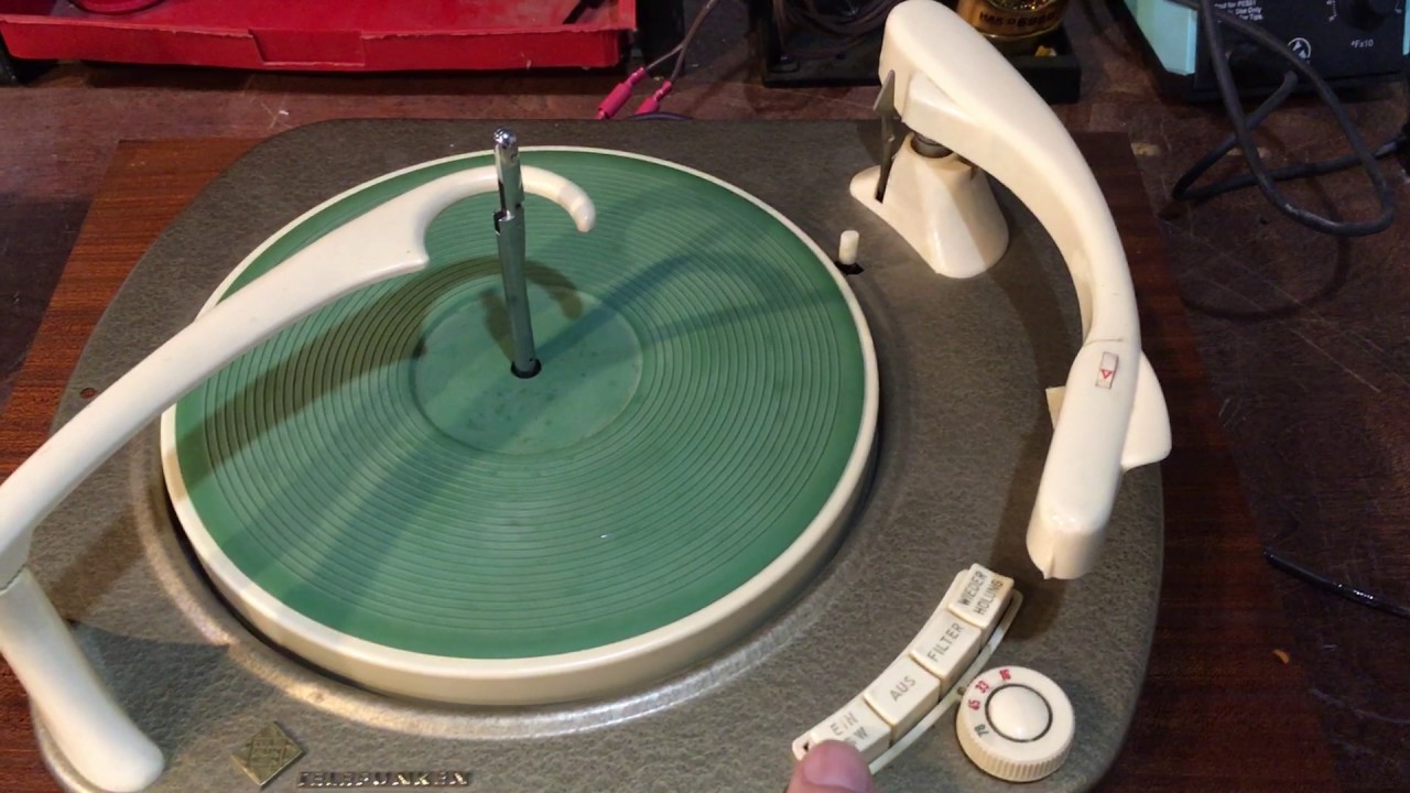 Telefunken turntable - YouTube