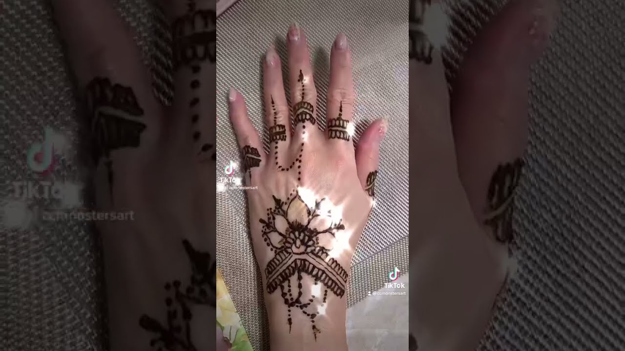 Easy henna Designs For Beginners| Deepavali Decoration 2021 | Happy ...