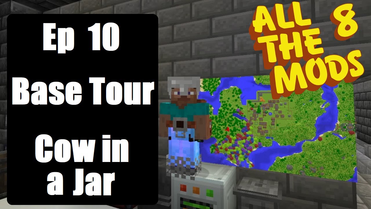 All The Mods 8 Ep 10 - Massive Base - Minecraft 1.19.2 - 2023 ATM8 Lets ...