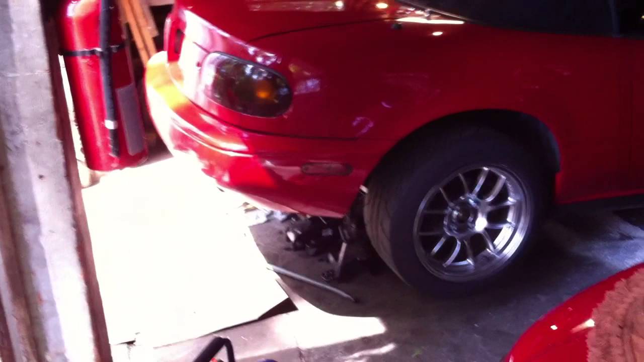 Cammed Ls1 Straight Piped Idle Miata - YouTube