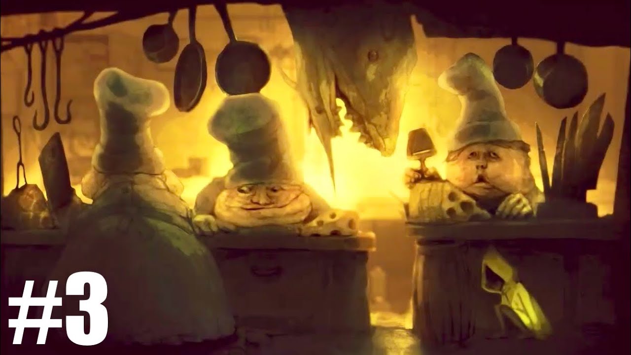 LITTLE NIGHTMARES Walkthrough Gameplay Chapter 3: THE KITCHEN/THE CHEF ...