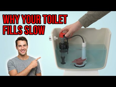 Toilet Fills Slowly? Here's Why - YouTube