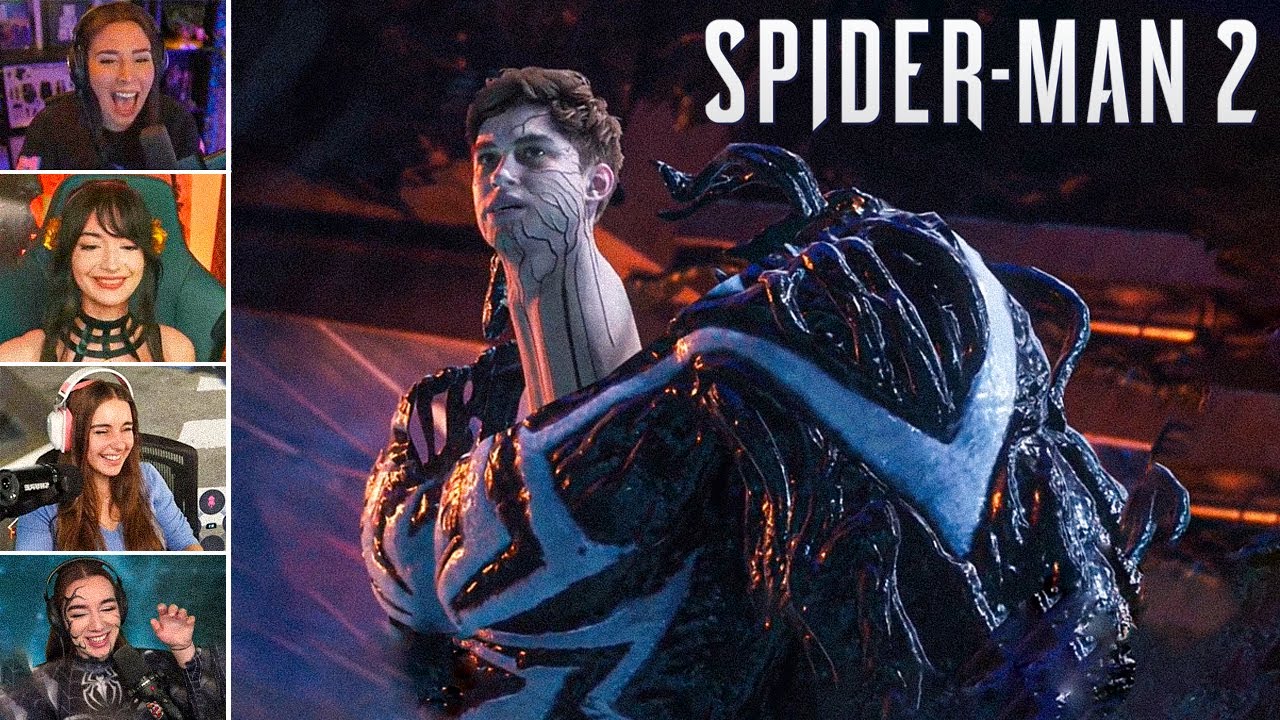 Streamers React to Marvel's Spider-Man 2, Funny Moments/Glitches ...