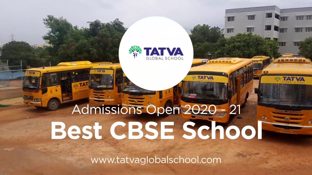 Tatva Global School | Safe & Dust Free A/C Bus Transportation ...