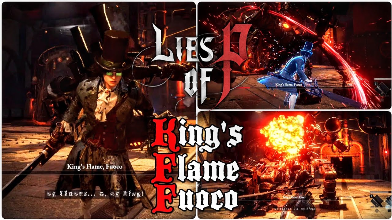 King's Flame, Fuoco Boss Fight: Lies Of P - YouTube