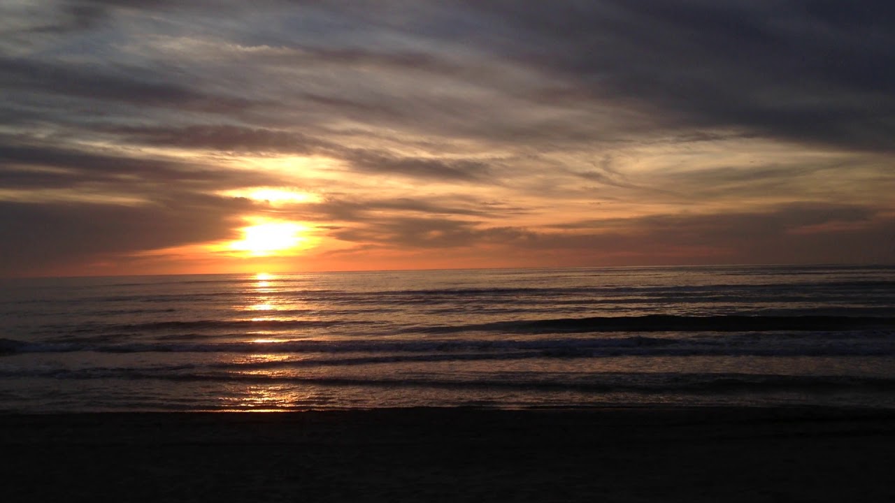 (Nature Relaxation) Soothing Ocean Sunset - 1080p HD - YouTube