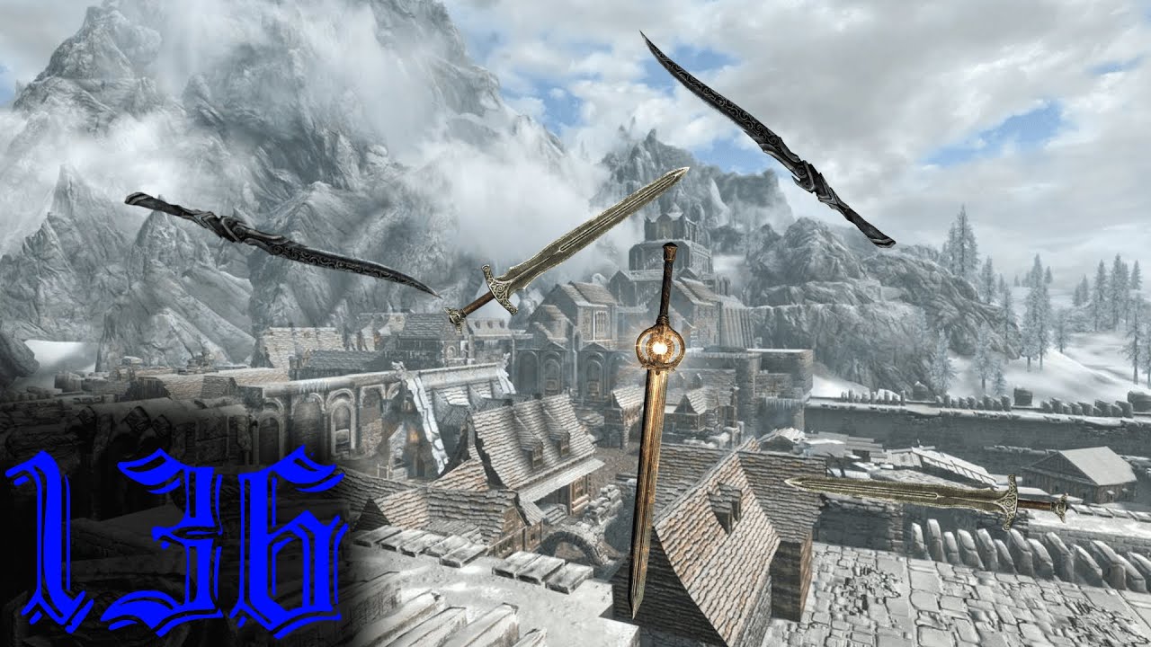 FLOATING SWORDS! - A Skyrim Adventure #136 - YouTube