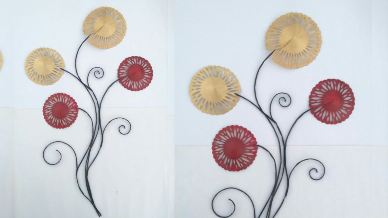 Wall decor | wall decoration using newspaper | room decoration idea ...