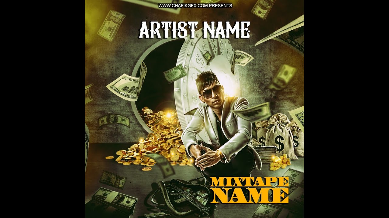 Free Mixtape Cover Template PSD ! - YouTube