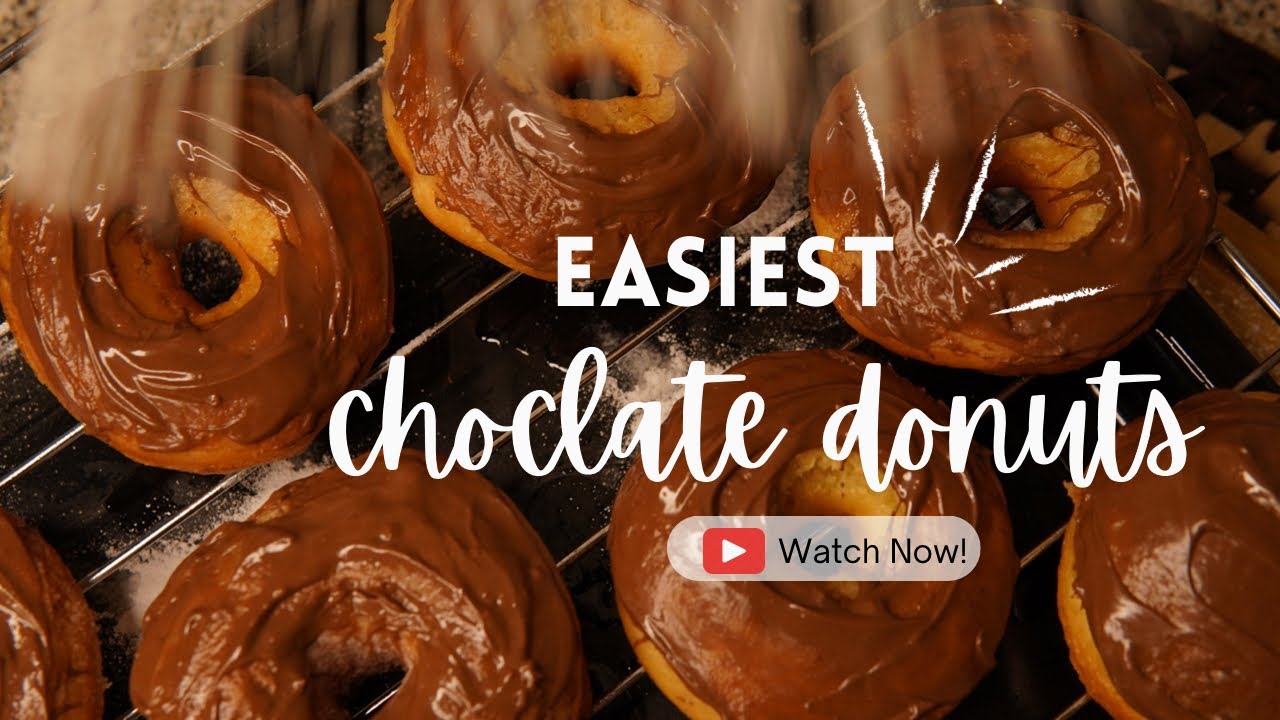 Perfect & Softest choclate donuts recipe 🍩 - YouTube