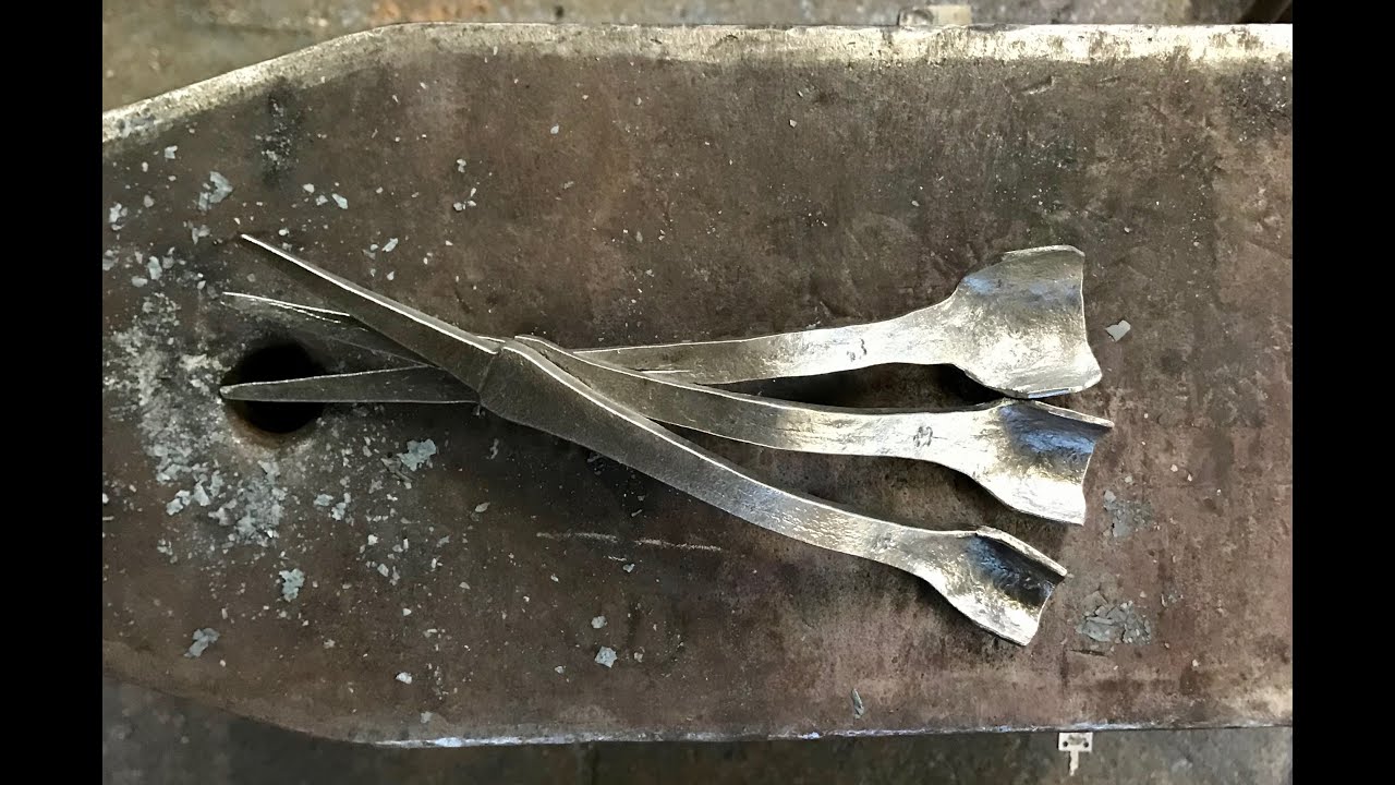 Making some bowl or spoon carving gouges - YouTube