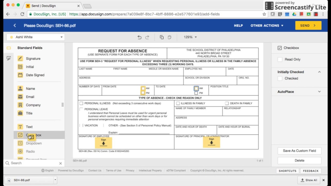 DocuSign Demo - YouTube