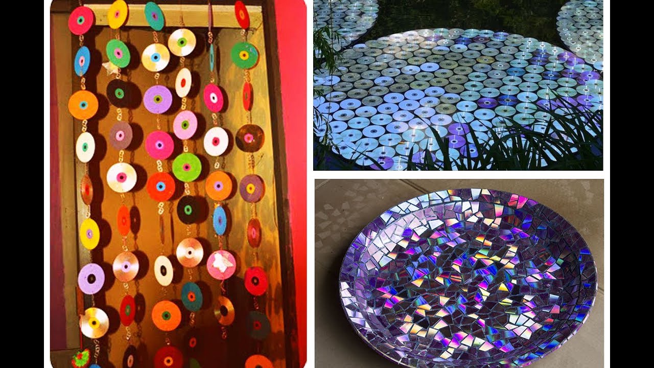 DIY life hacks: How To Use Old CDs - YouTube