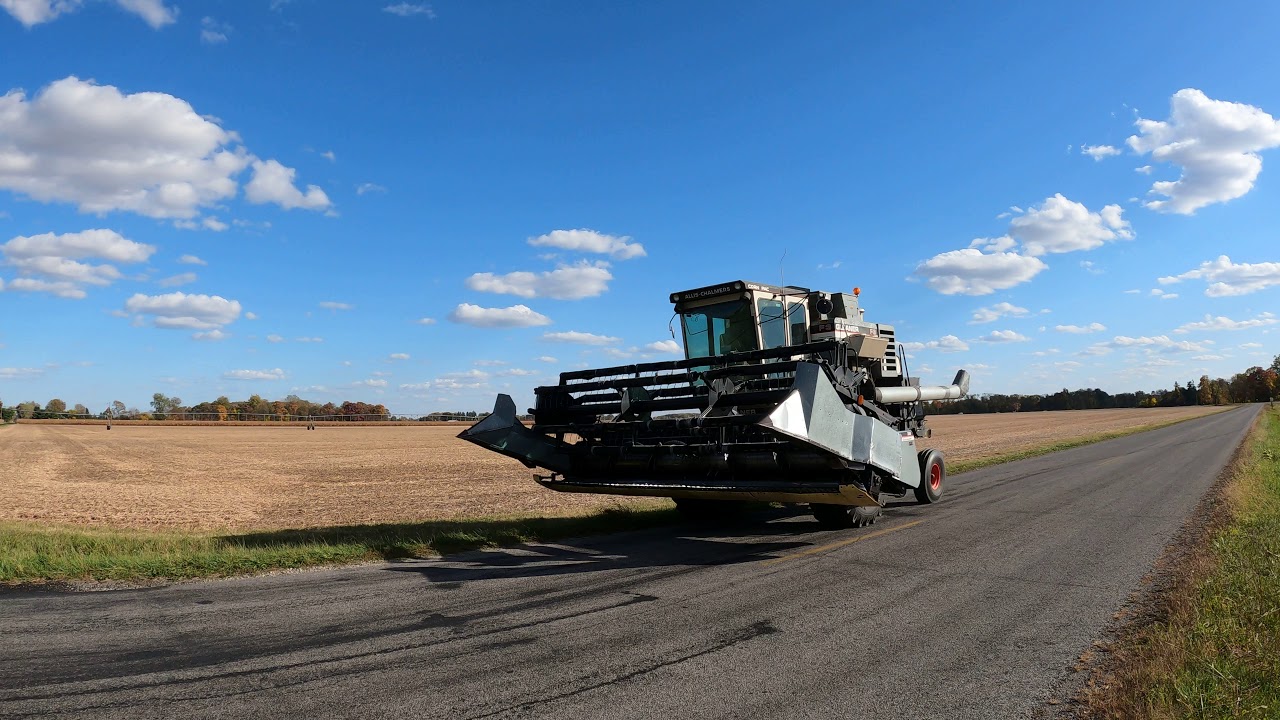 Rolling Down the Road -Gleaner F3 - Lenawee County - Michigan - Harvest ...