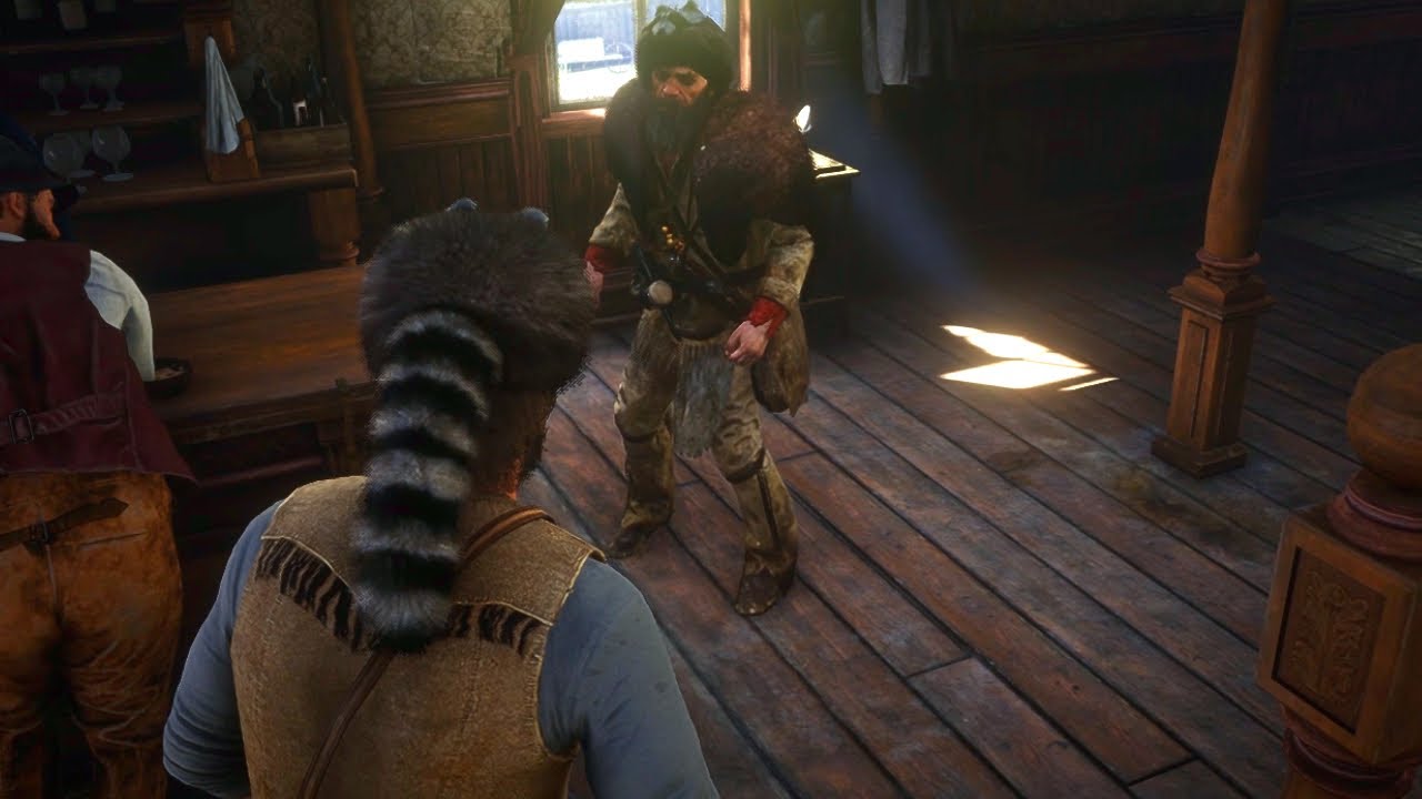 RDR2 - Jon Recognizes His Hat - YouTube